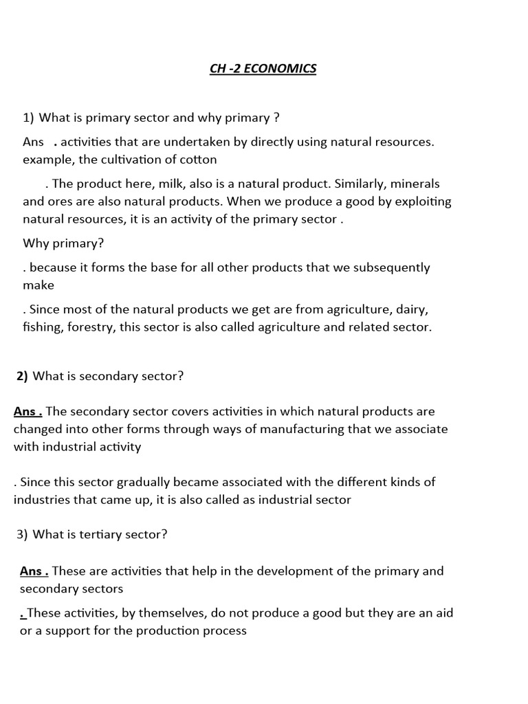 CH - 2 Economics | PDF