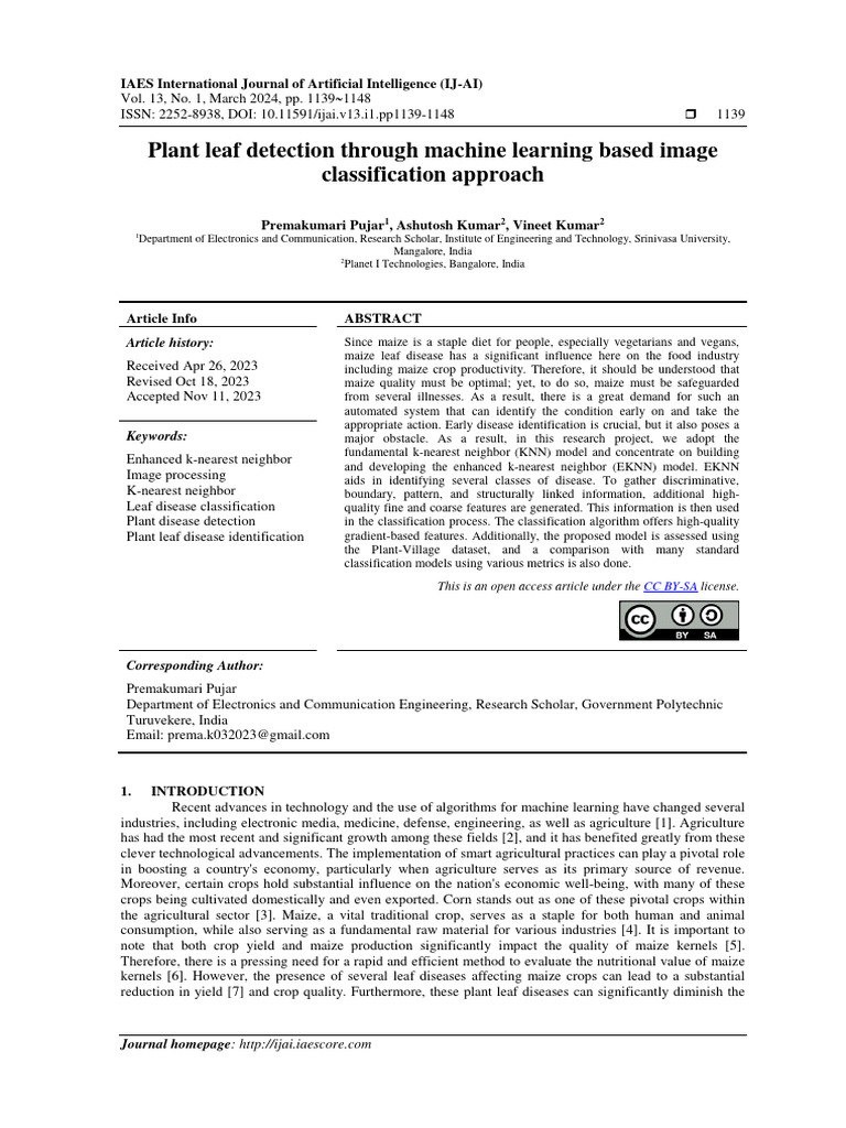 Plant Leaf Detection Pdf