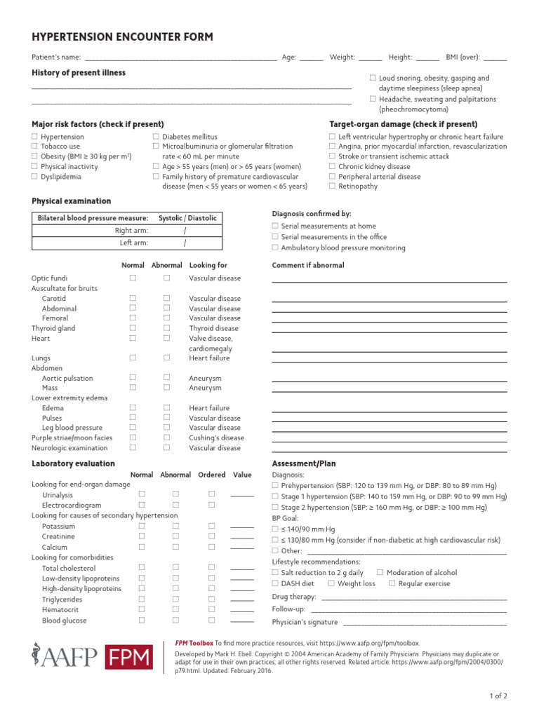 Hypertension Tool | PDF | Hypertension | Myocardial Infarction