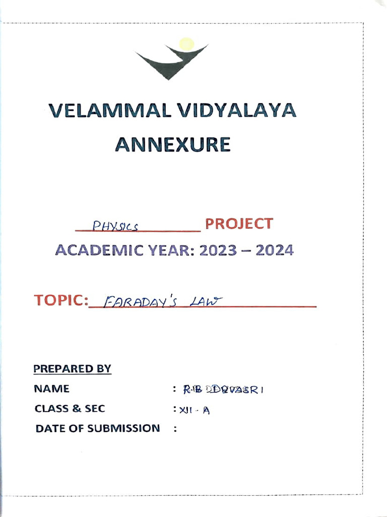 Physics Project Model 3 | PDF