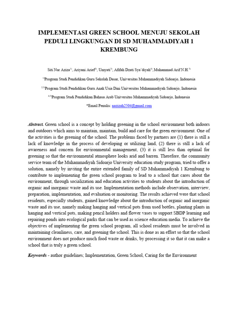 Artikel Kelompok 5 Umsida Mengabdi | PDF