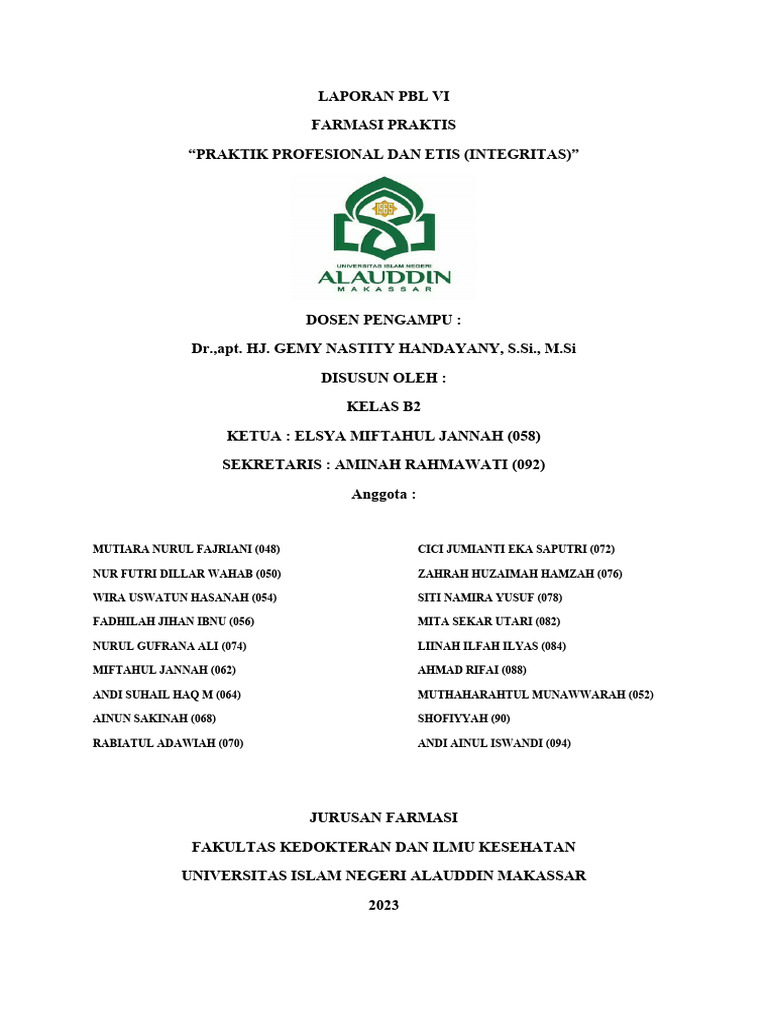 LAPORAN HASIL DISKUSI TUTORIAL 6 (Step 1-5) | PDF