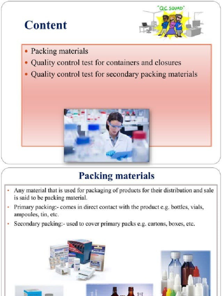 Packing Test | PDF