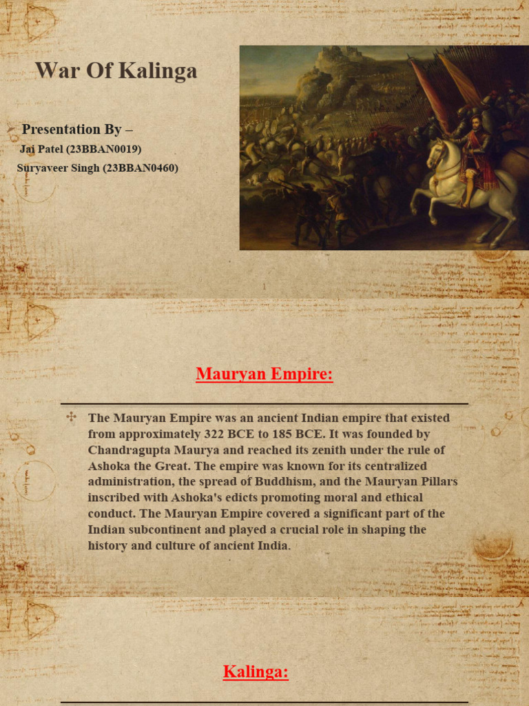 WAR OF KALINGA | PDF | Ashoka | Asia