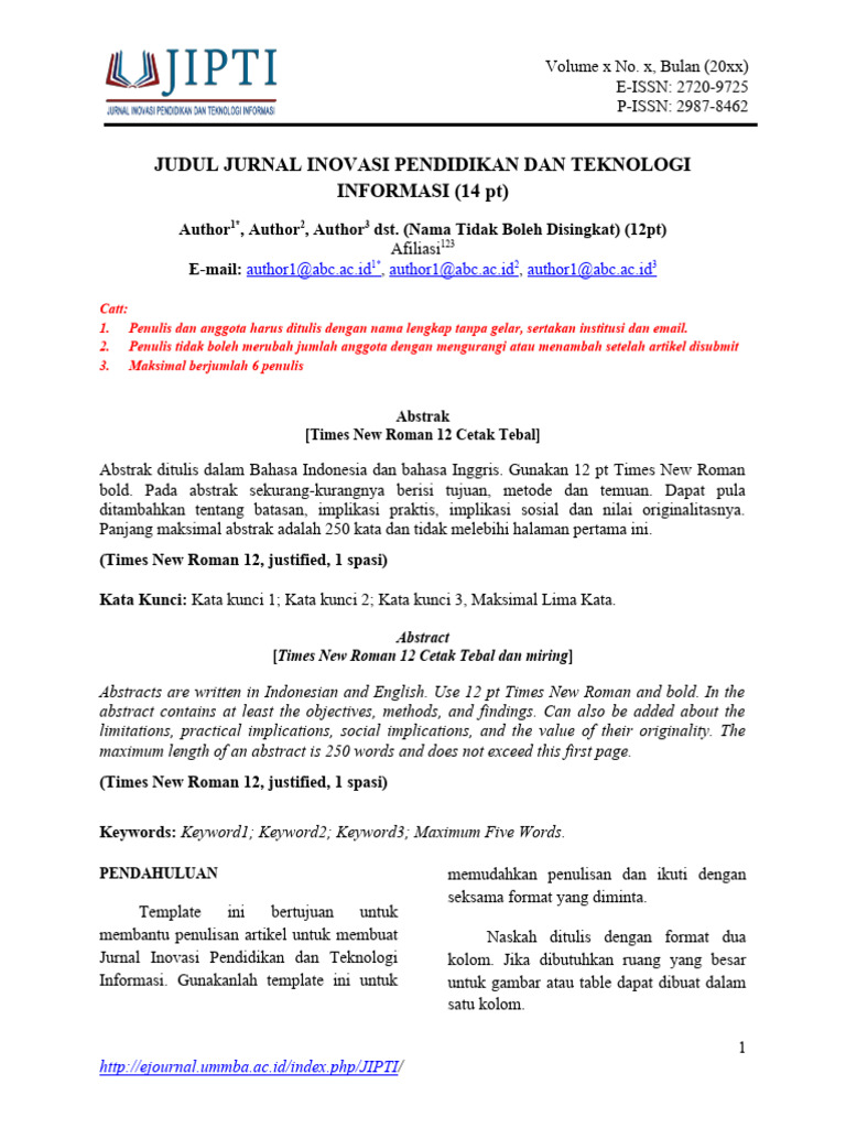 Tamplate JURNAL Inovasi Pendidikan Dan Teknologi Informasi-2023-New | PDF