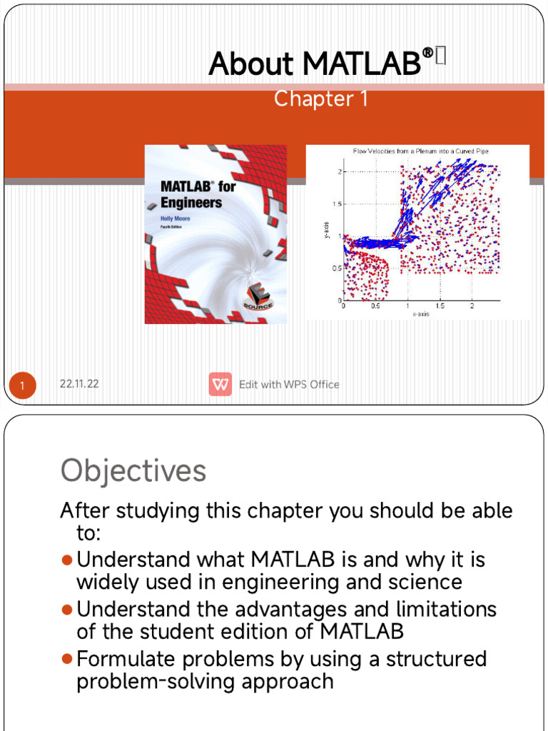 MATLABChapter 1 | PDF | Matlab | Computing