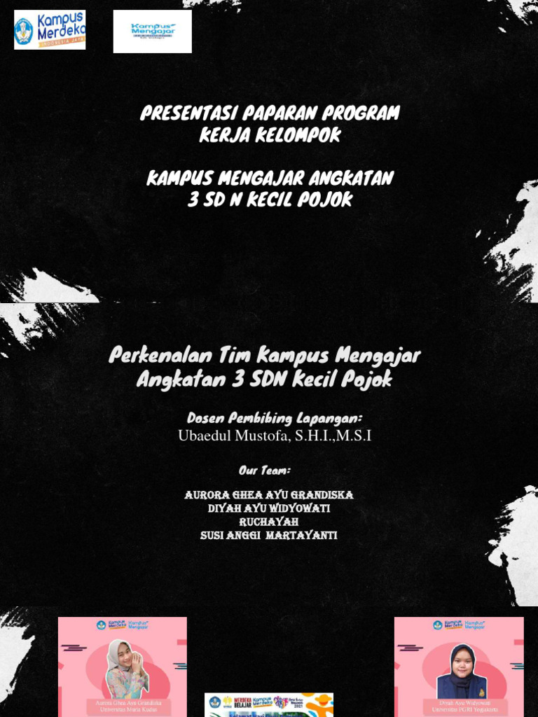 Pemaparan Program Kerja Kelompok | PDF