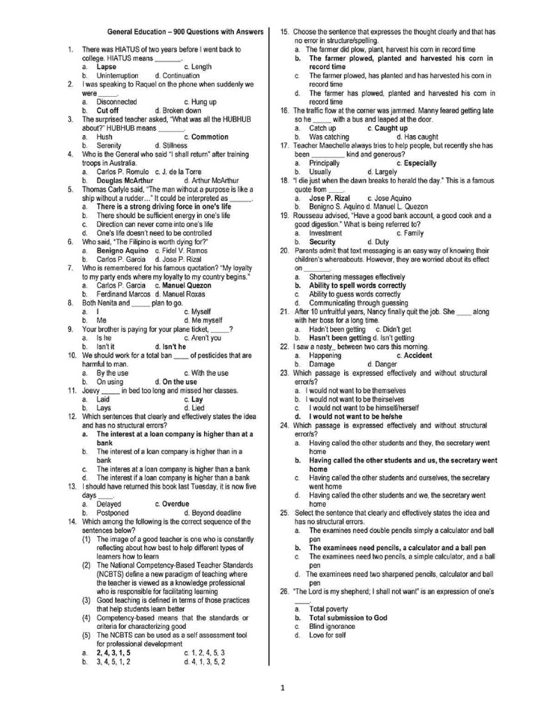 Gen Ed | PDF