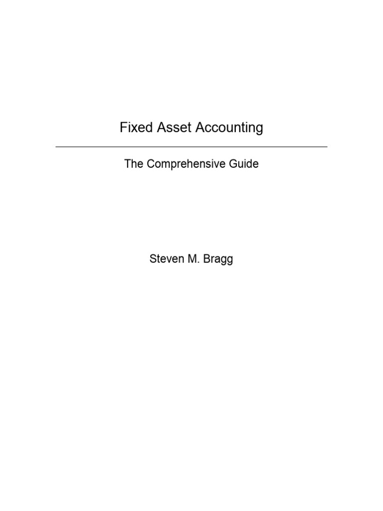 Fixed Asset Accounting Guide Download | PDF | Depreciation ...