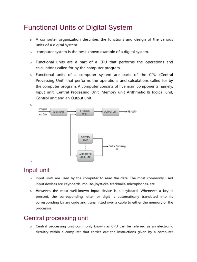 Unit 1 | Download Free PDF | Computer Data Storage | Central Processing Unit