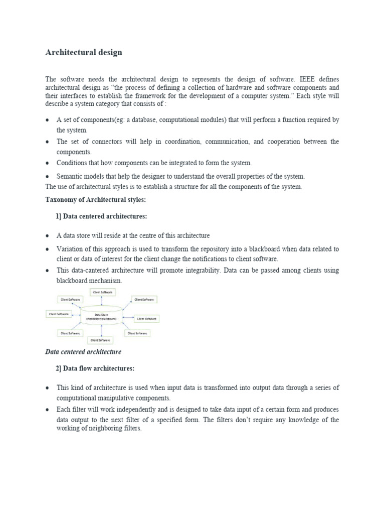 Architectural Design Styles and Inheritance | PDF | Inheritance (Object Oriented Programming ...