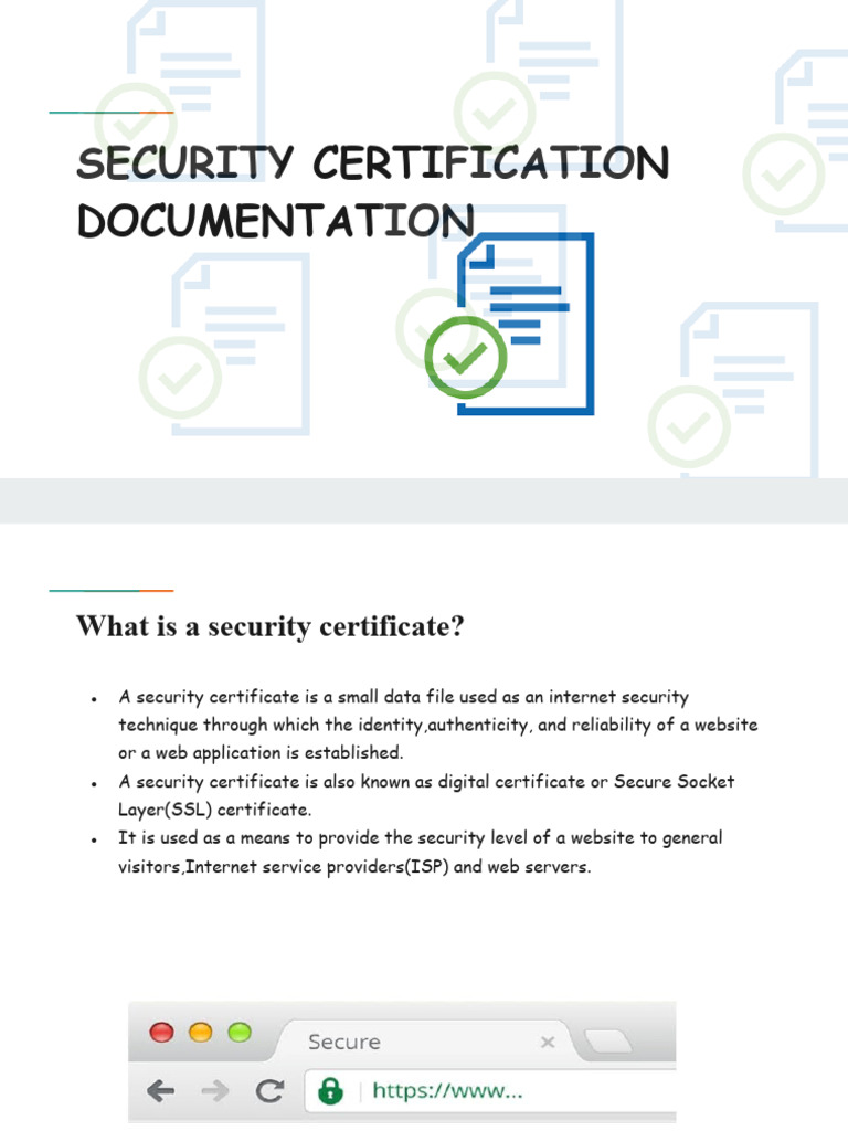 Module 9 - 3 Security Certification Documentation | PDF | Public Key Certificate | Information ...
