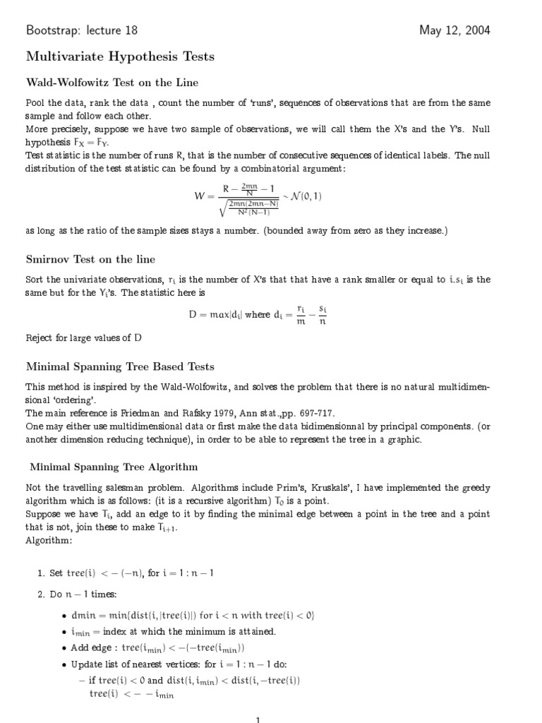 Holect 18 | PDF | Null Hypothesis | Matrix (Mathematics)