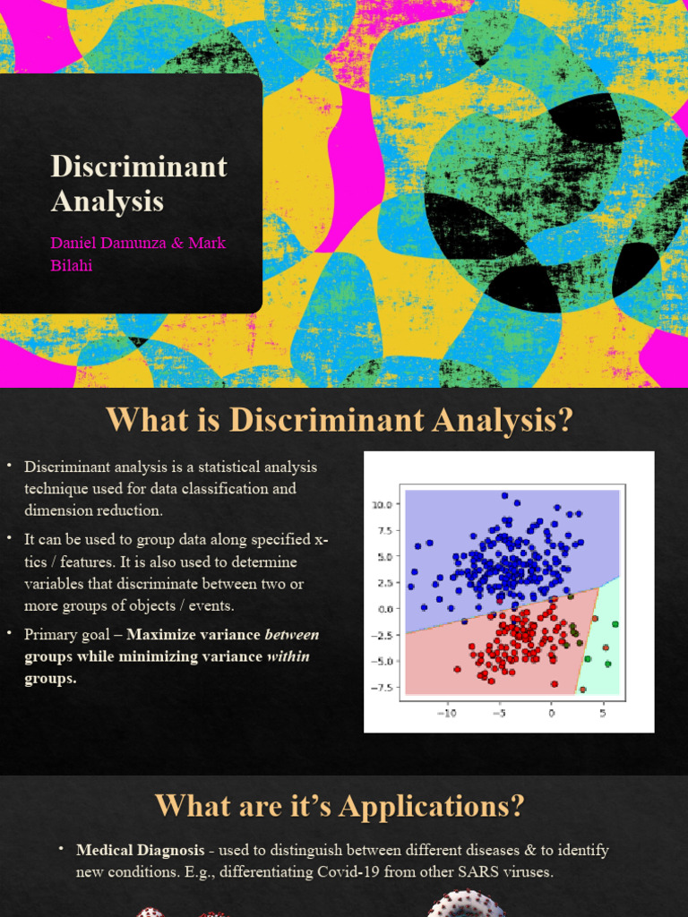 Discriminant Analysis Presentation | PDF | Covariance Matrix | Cross Validation (Statistics)