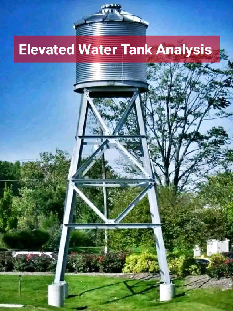 Elevated Water Tank Analysis | PDF