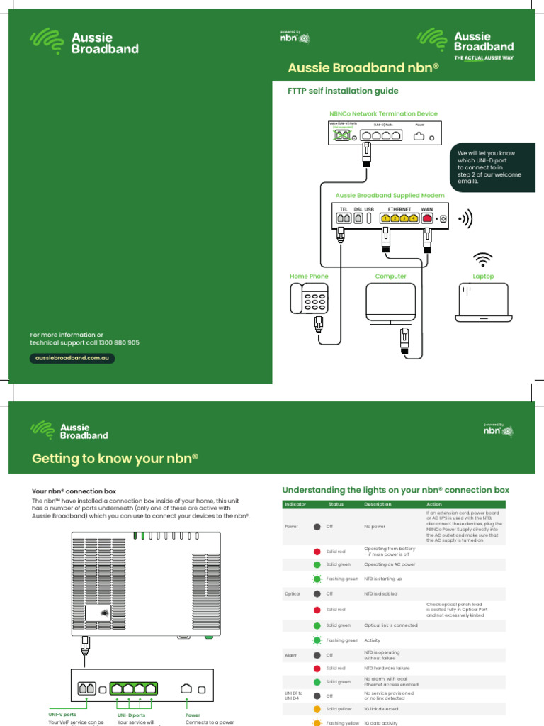 Abb FTTP Install Guide | Download Free PDF | Fiber To The X | Voice Over Ip