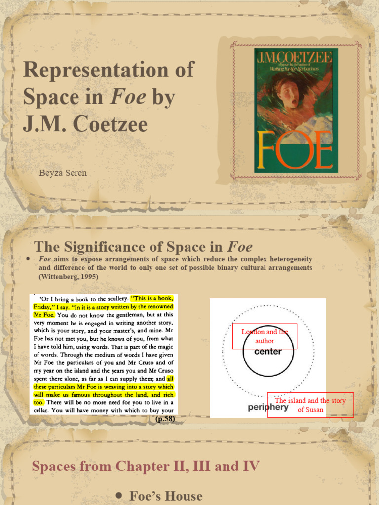 Space and Authority in Coetzee's Foe | PDF | Robinson Crusoe
