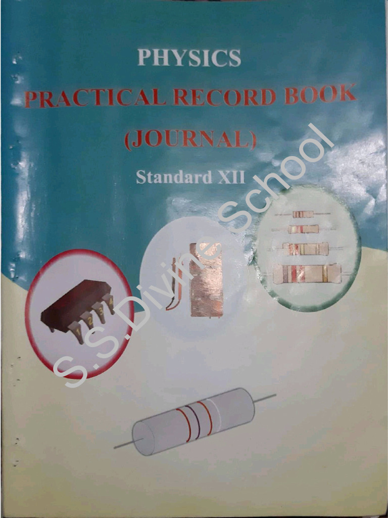 Std 12 Physics Journal (English Medium)(Www.wingofeducation.com) | PDF