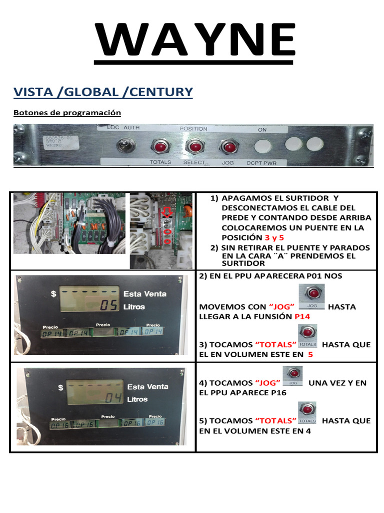 Sin Decimales en Surtidores Wayne y Gilbarco | PDF