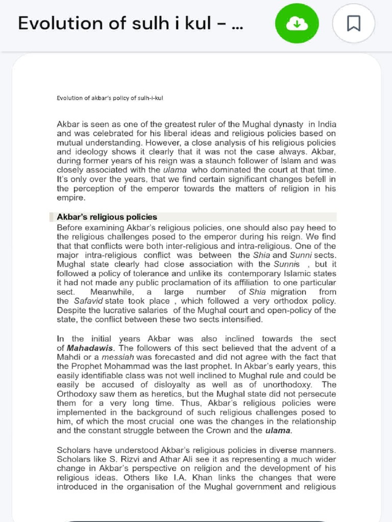 Sulh I Kul | Download Free PDF | Ulama | Kafir