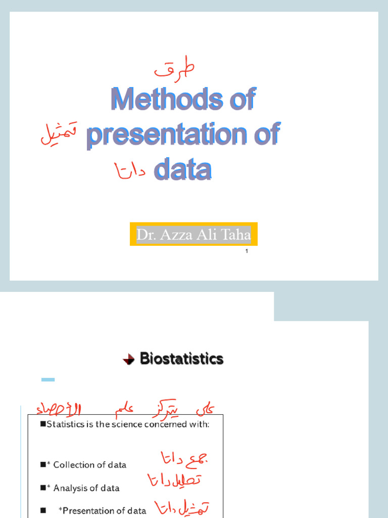 Methods of Presentation of Data | Download Free PDF | Categorical ...