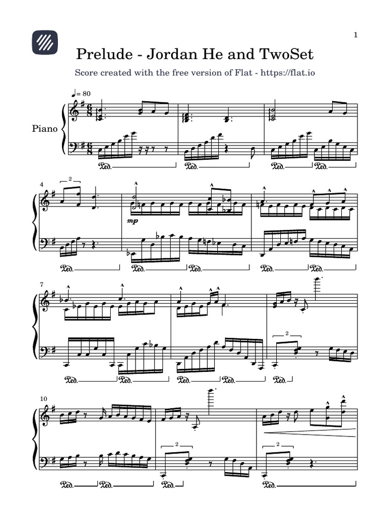 Prelude - Jordan He and TwoSet | PDF