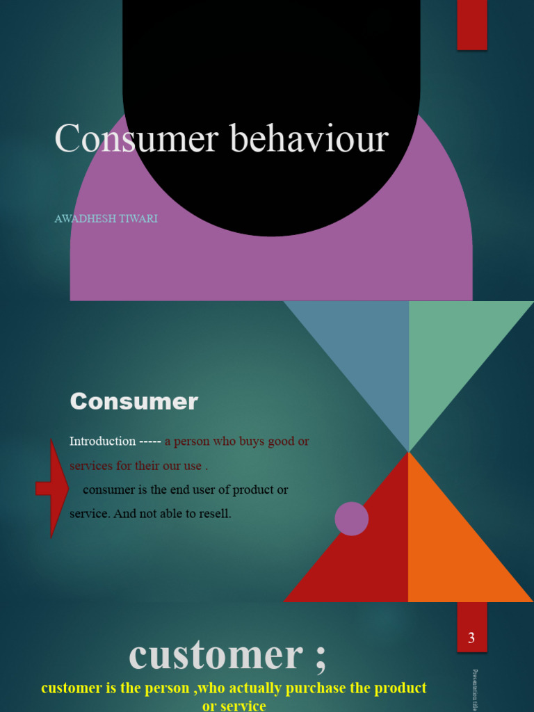Consumer behaviour | PDF