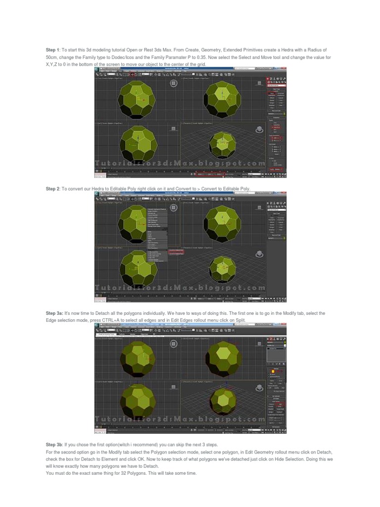 Football Soccer Ball 3d Modeling Tutorial Pdf Texture Mapping