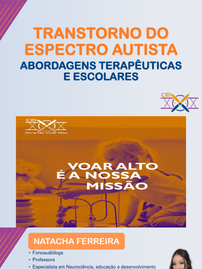 Abordagens Terapêuticas no Autismo | PDF | Espectro do autismo ...