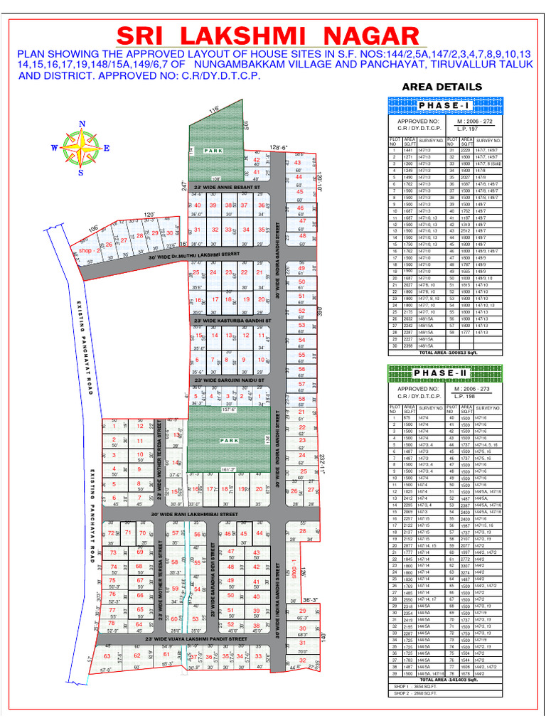 Real Estate Plot Layout Plan | PDF