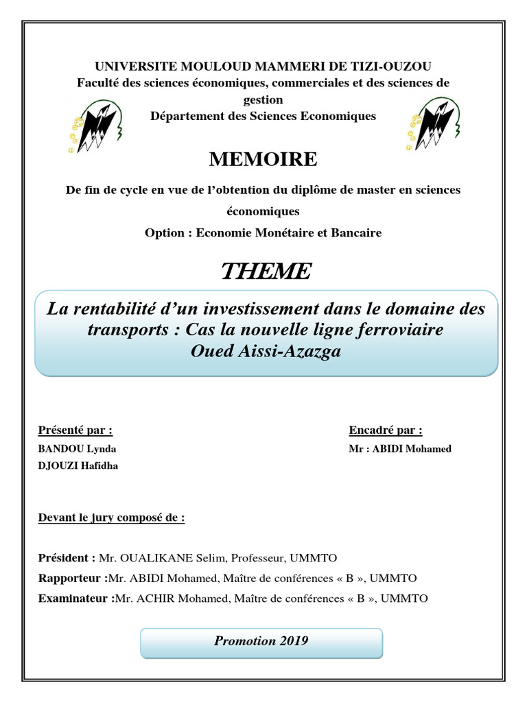 Mémoire Final | PDF