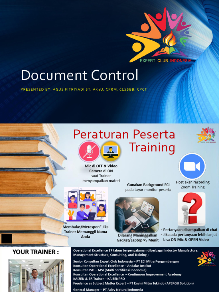 Modul-Document Control Training - Agus F - 12 Juli 2023 Rev1 | PDF ...