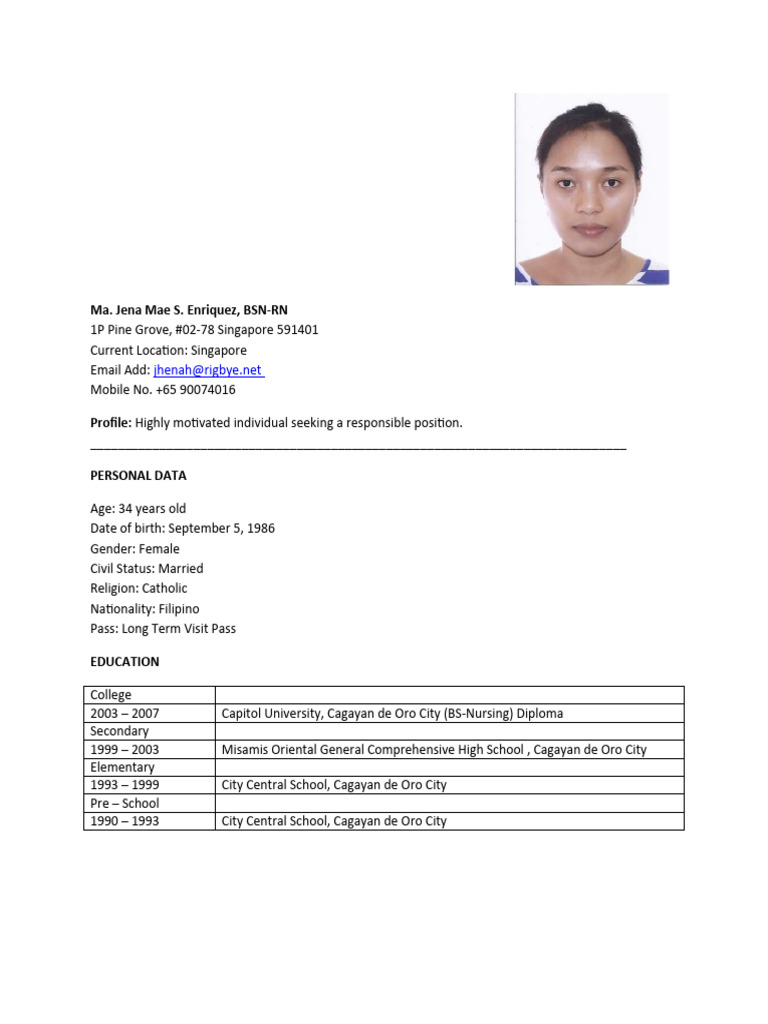 Resume 2019 | PDF | Patient | Nursing