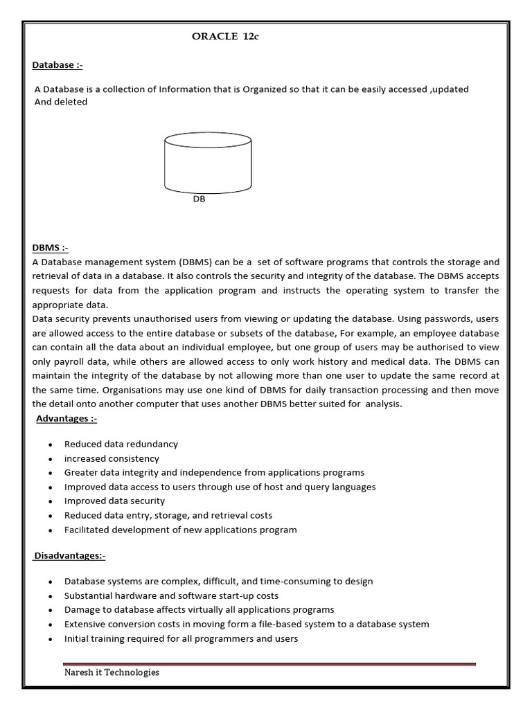 Oracle Pdf