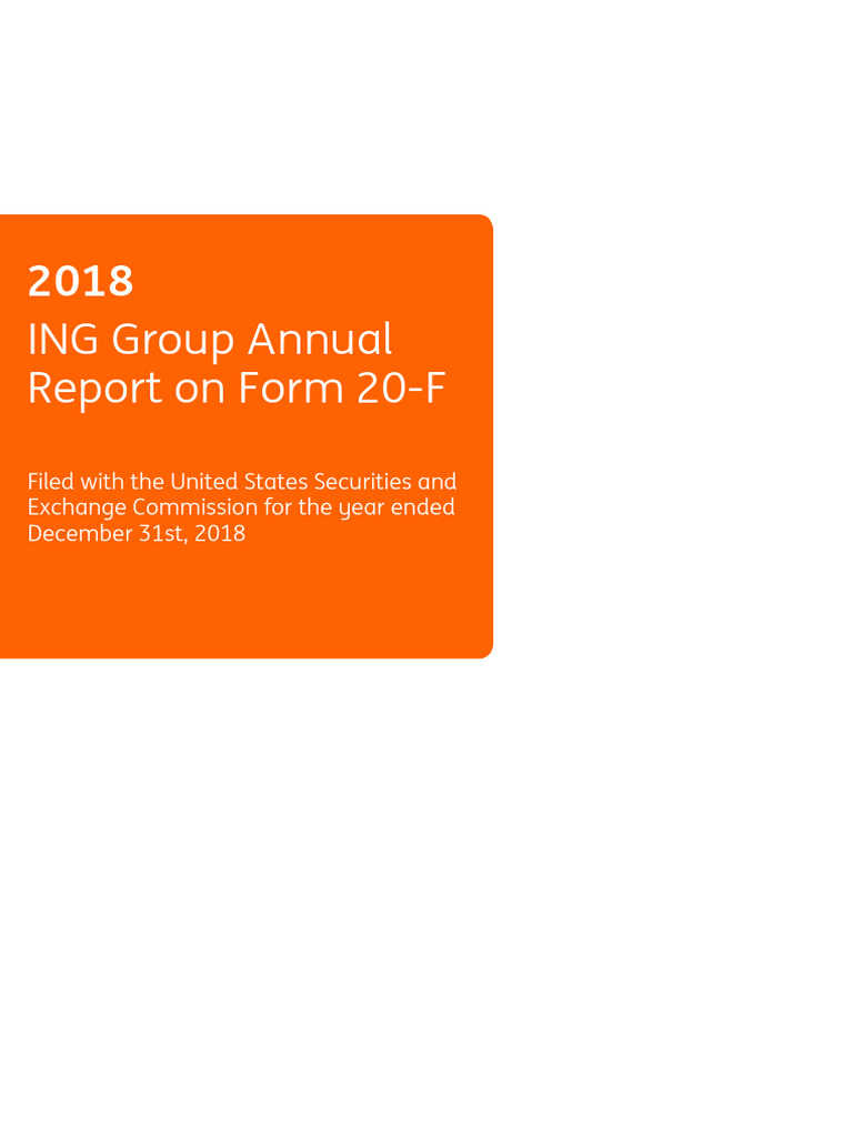 ING Group 2018 Annual Report Summary | PDF | International Financial ...