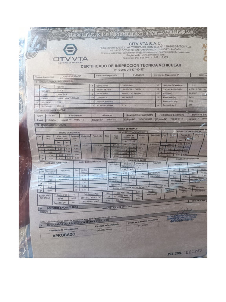 Documentos de Carro | PDF