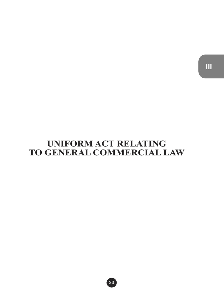 OHADA Uniform Act 1997 Commercial Law | PDF | Lease | Trademark