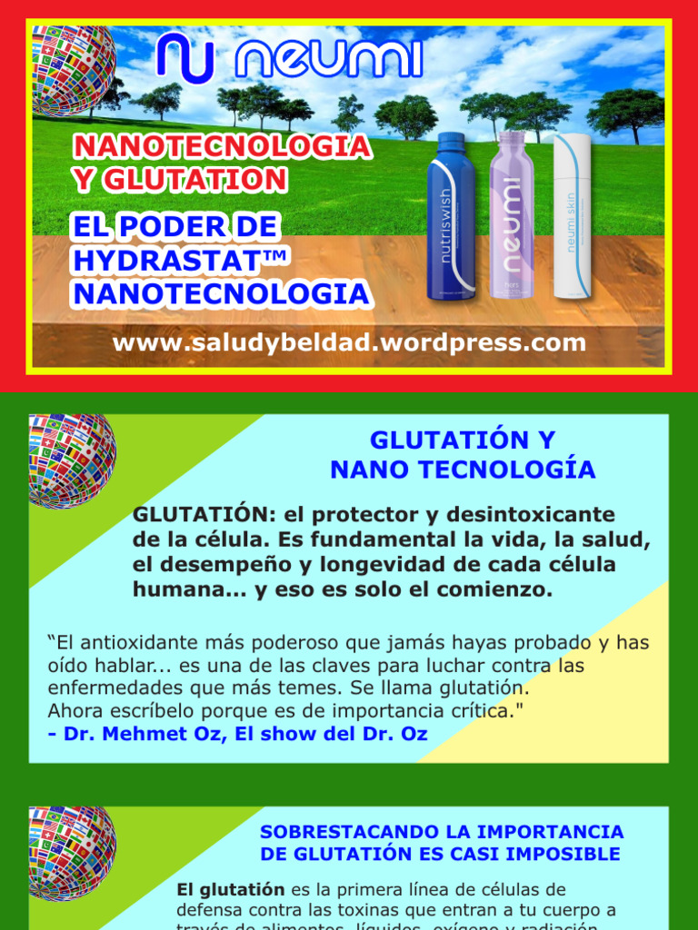Folleto Neumi Global | PDF | Antioxidante | Glutatión Folleto Neumi Global | PDF | Antioxidante | Glutatión