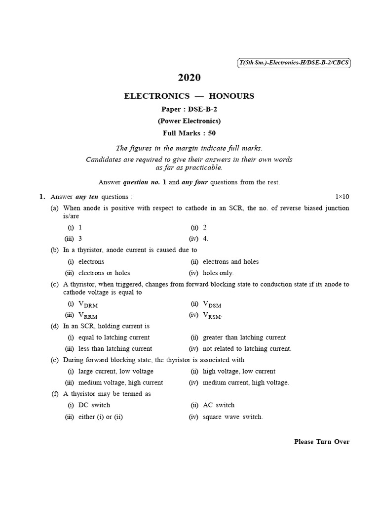Dse B 2 2020 | PDF | Power Inverter | Electrical Equipment