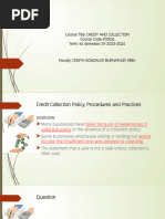 Sample Collection Policy | PDF | Bad Debt | Bankruptcy