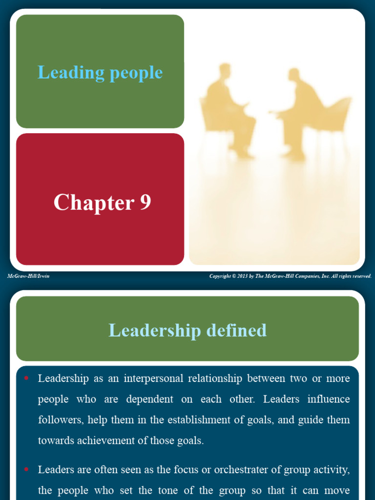 New 2022 ch9 | PDF | Leadership | Power (Social And Political)
