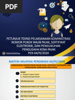 Kode KLU untuk Wajib Pajak di Indonesia | PDF