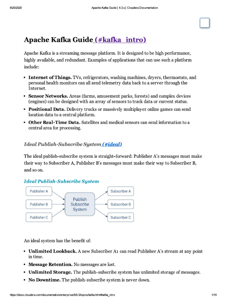 Cloudera Kafka | PDF