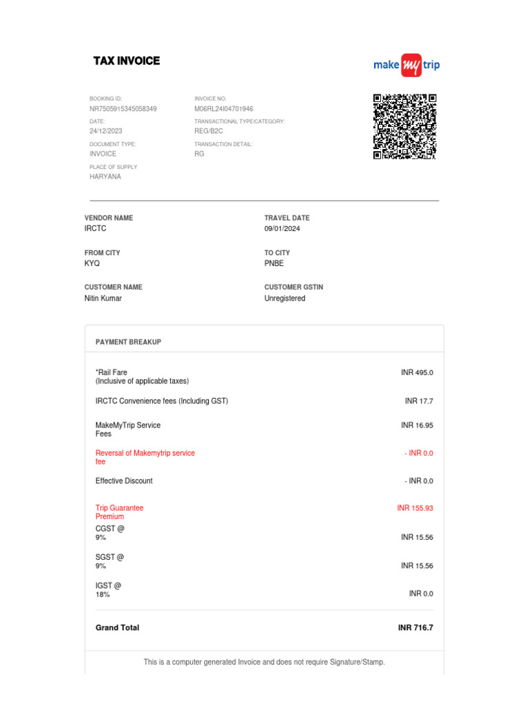 NR7505915345058349 Invoice | PDF | Invoice | Government Finances