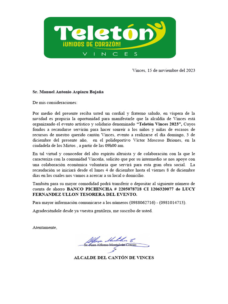 Teleton 2023 Parte 2 | PDF