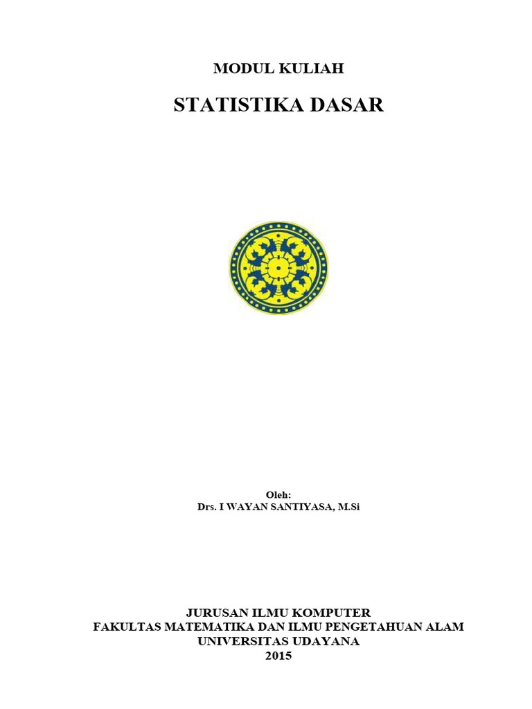 Statistika Dasar | PDF