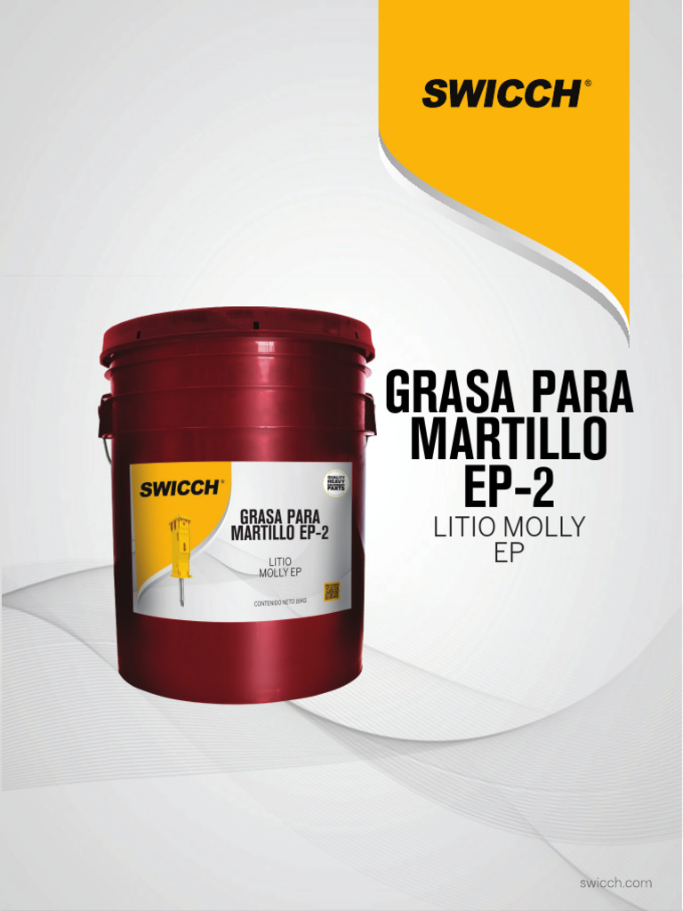 SWICCH Grasa Estandar para Martillo EP2 | PDF | Sector secundario de la ...