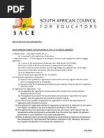 SACE Registration Requirements Revised 2021 | PDF | Identity Document ...