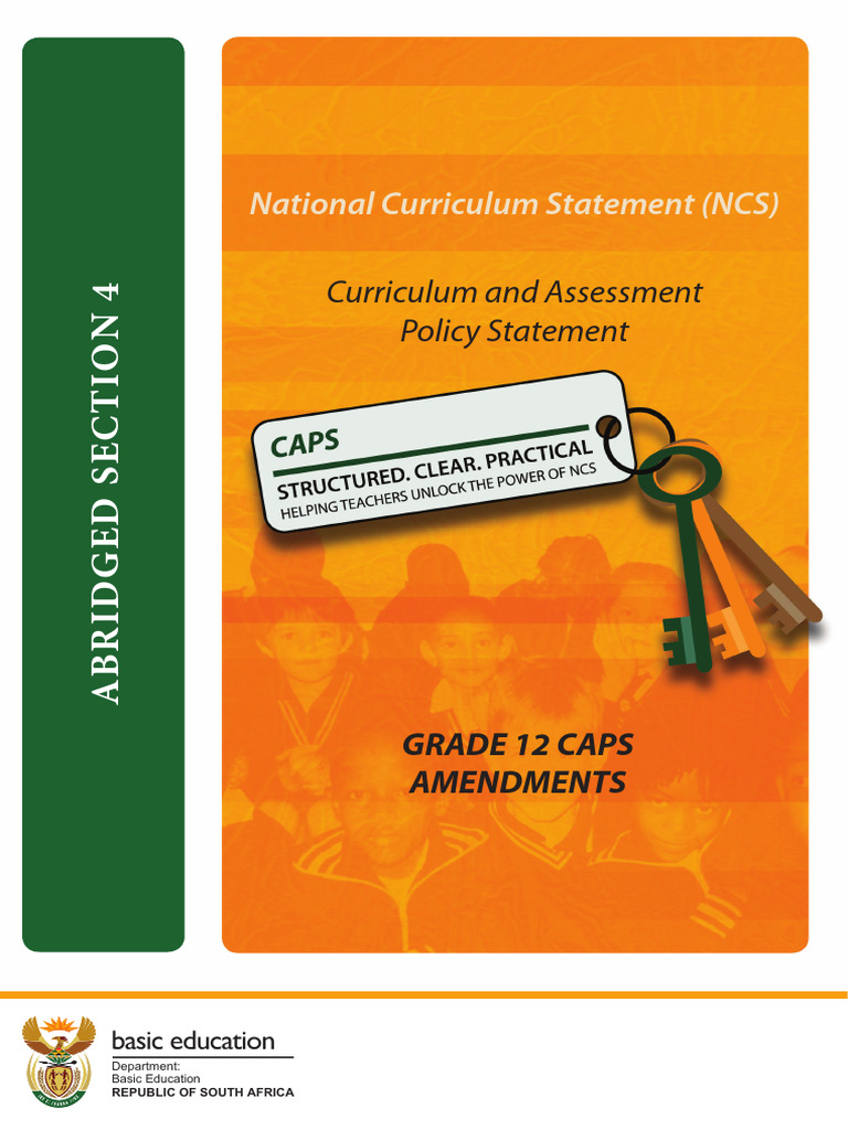2021 CAPS Grade 12 Section 4 Amendments | PDF | Educational Assessment ...