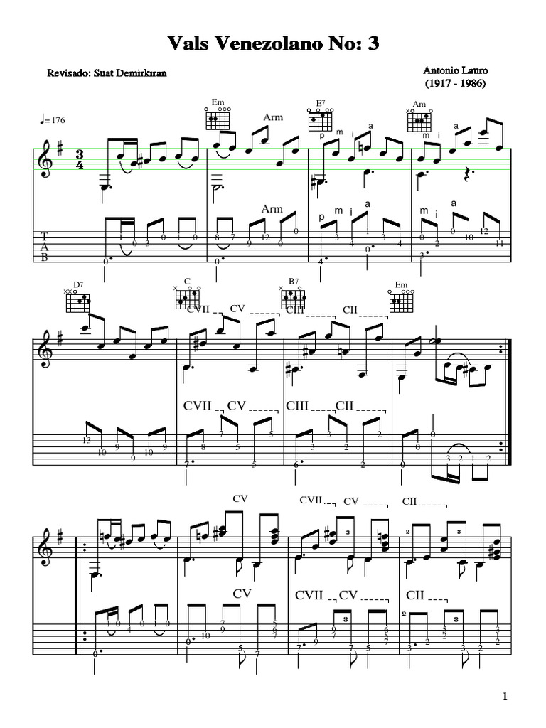 Vals Venezolano No3 | PDF